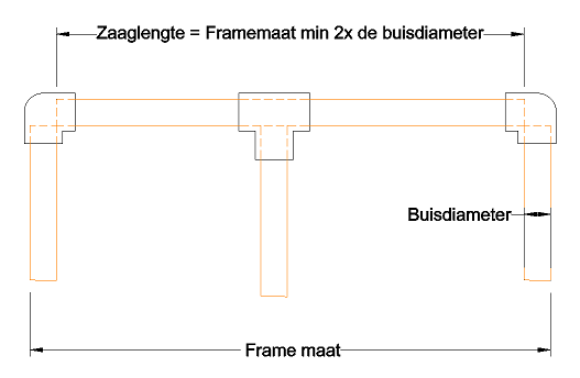 Dakrand verbinding Ø 48,3 mm van gegalvaniseerd staal kopen